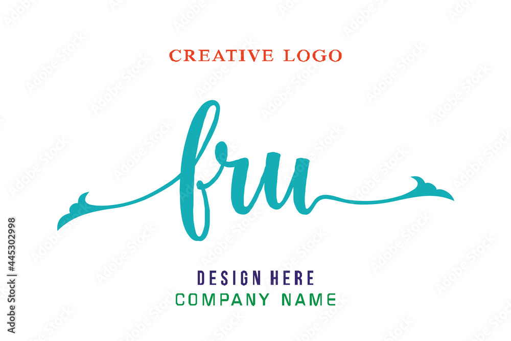 FRU lettering logo is simple, easy to understand and authoritative ...