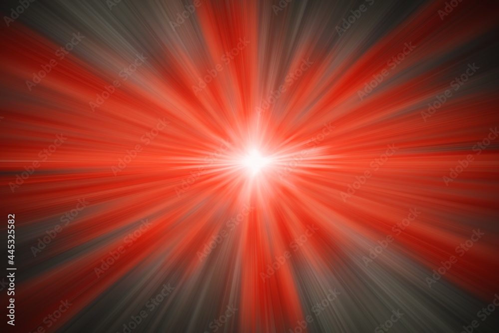 Red light flare glow fire zoom burst highSpeed effect abstract for ...