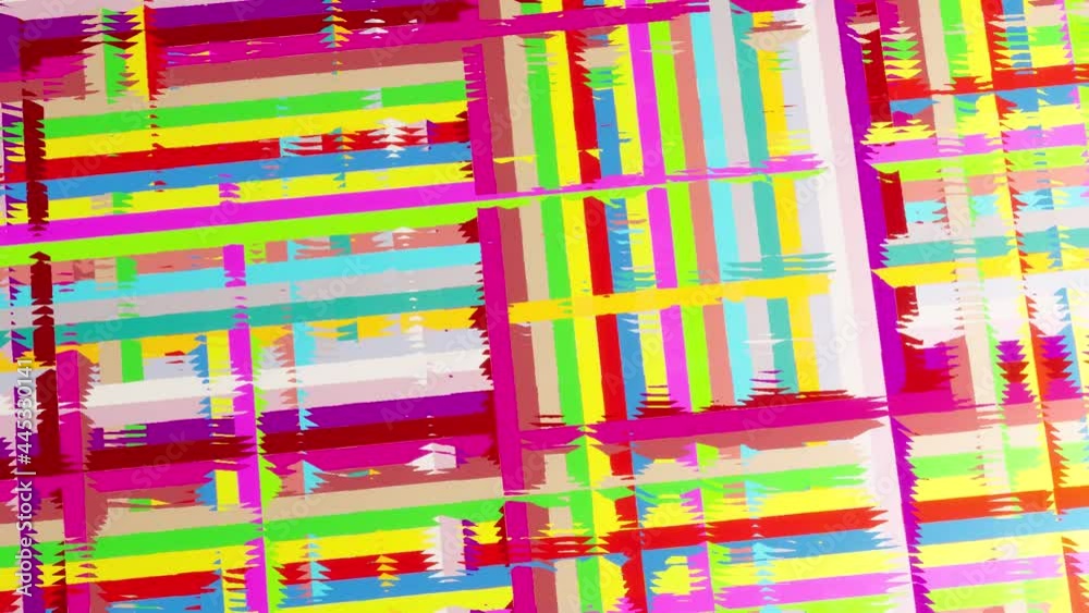 Abstraction about the rectangle - crazy colors. Crazy world of ...