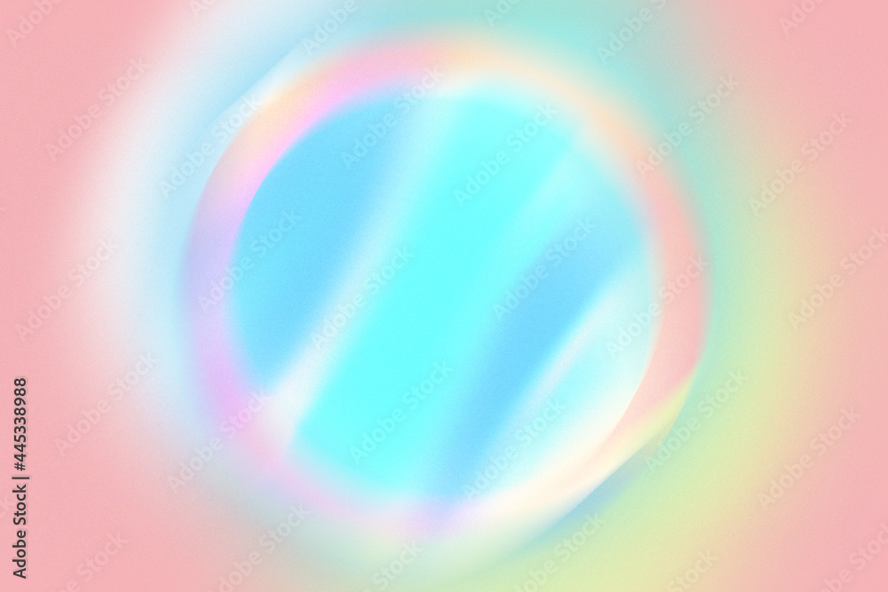 Abstract trendy 70s grainy gradient pastel background. Modern circle ...