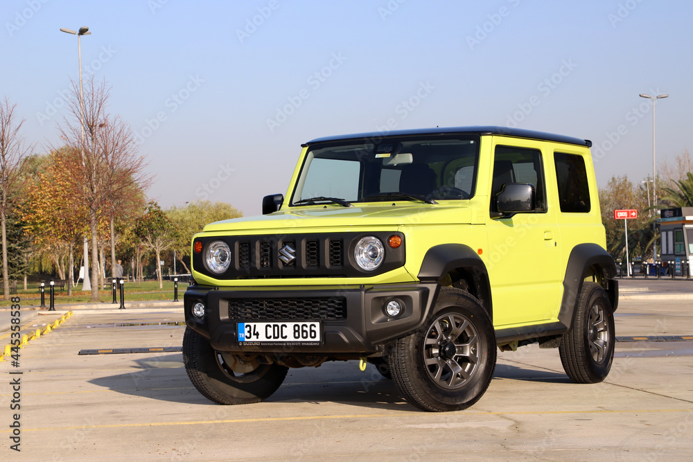 Suzuki Jimny is a line of four-wheel drive off-road mini SUVs, made by ...