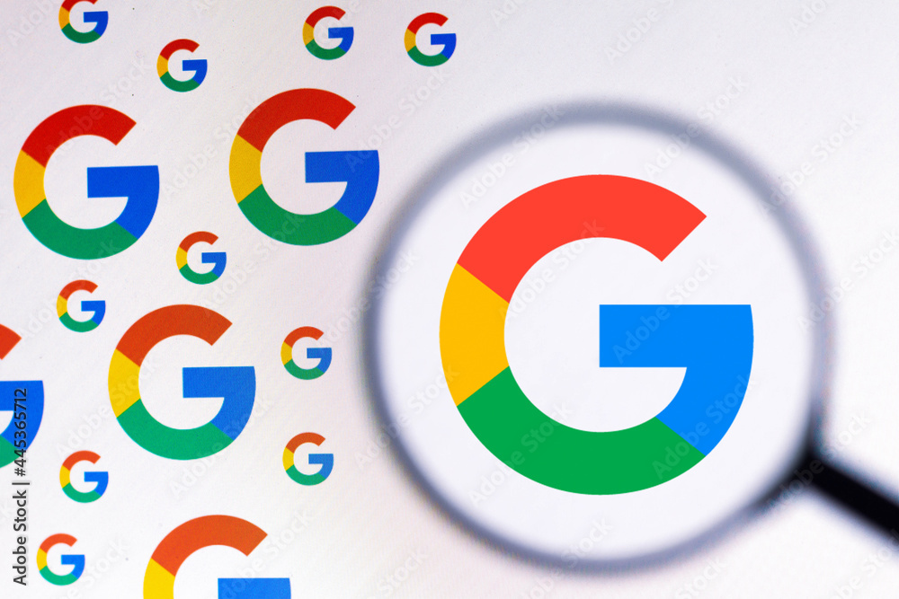 July 15, 2021, Brazil. In this photo illustration the Google logo is ...