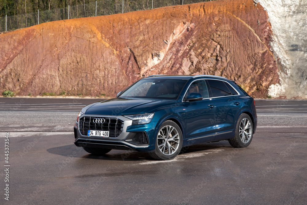 Audi Q8 is a full-size luxury crossover SUV coupe made by Audi that was ...