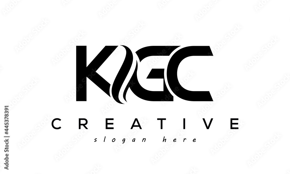 Letter KGC creative logo design vector Stock Vector | Adobe Stock