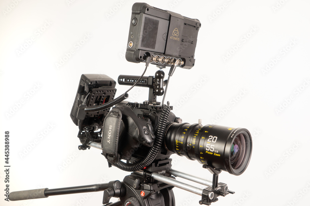 Washington, DC US - January 21, 2021: Sony FS5 fully assembled modular ...