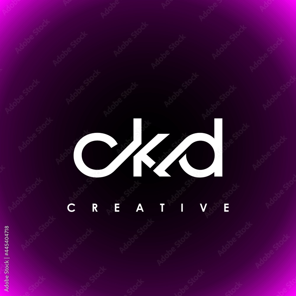 CKD Letter Initial Logo Design Template Vector Illustration Stock ...