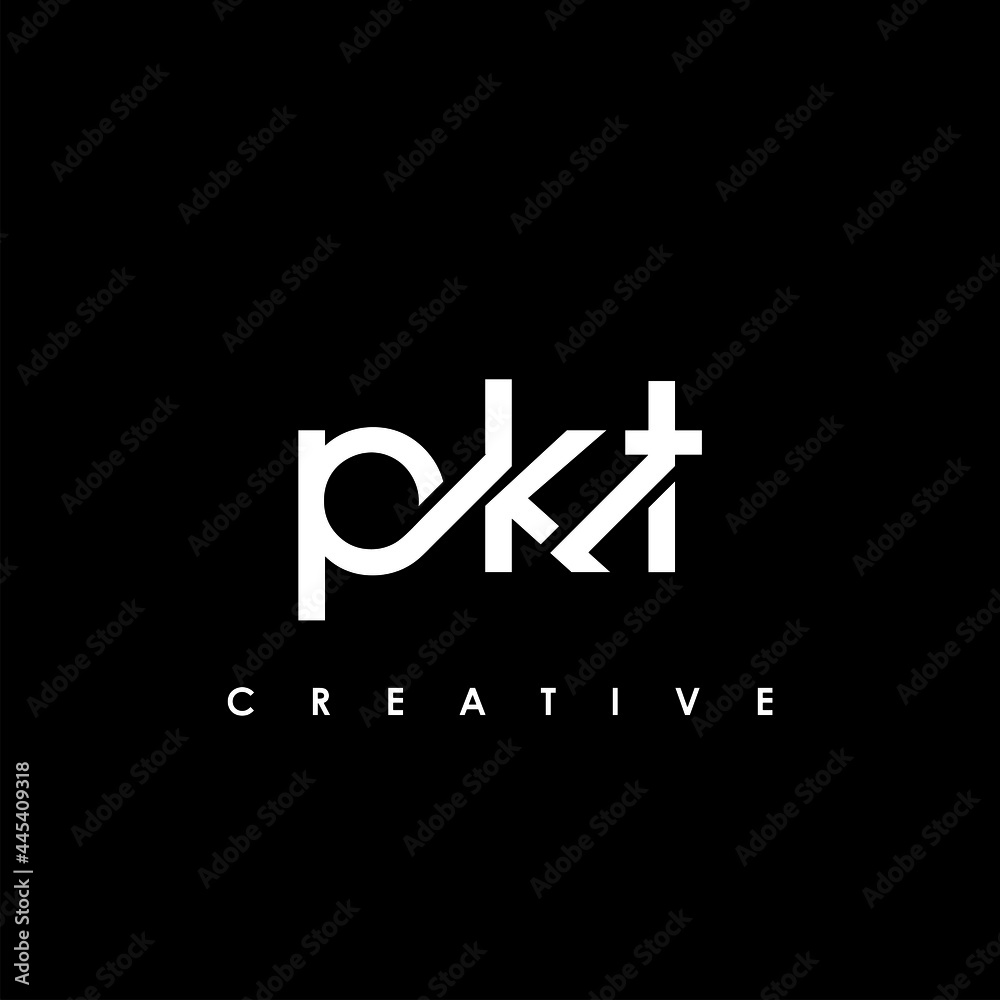 PKT Letter Initial Logo Design Template Vector Illustration Stock ...