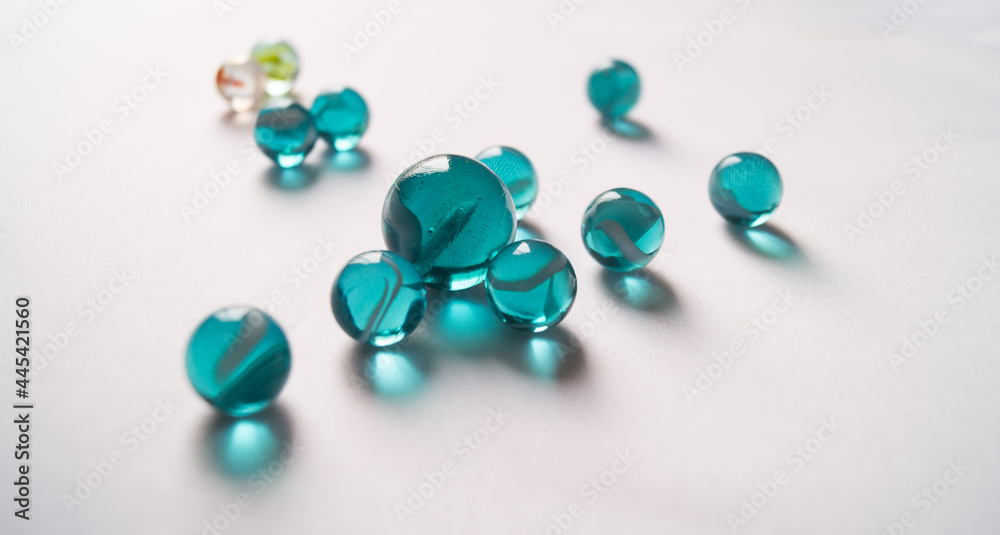 Canicas azules Stock Photo | Adobe Stock