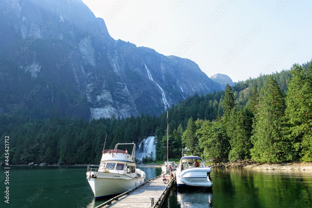 An incredible view of princess louisa inlet and chatterbox falls from ...
