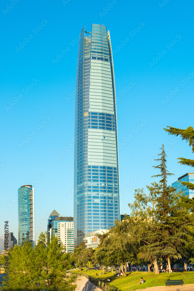 View Gran Torre Santiago of Costanera Center and modern office ...