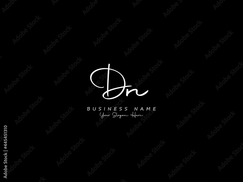 Letter DN Logo, signature dn logo icon vector image design for business ...