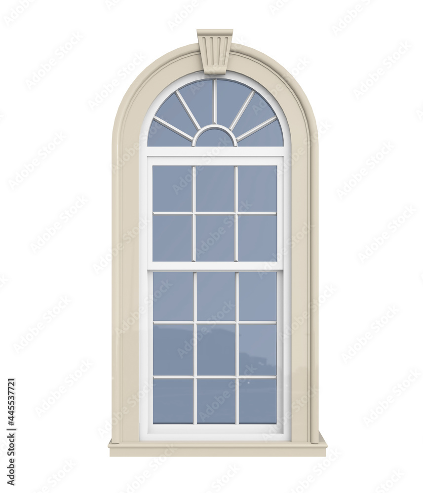 Classic Window Frame Isolated Stock Illustration | Adobe Stock