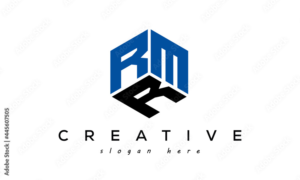 Letter RMR creative logo design vector Stock Vector | Adobe Stock