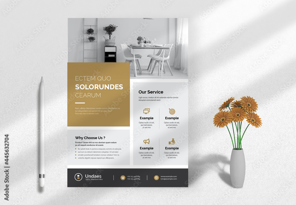 Clean & Creative Flyer Stock Template | Adobe Stock