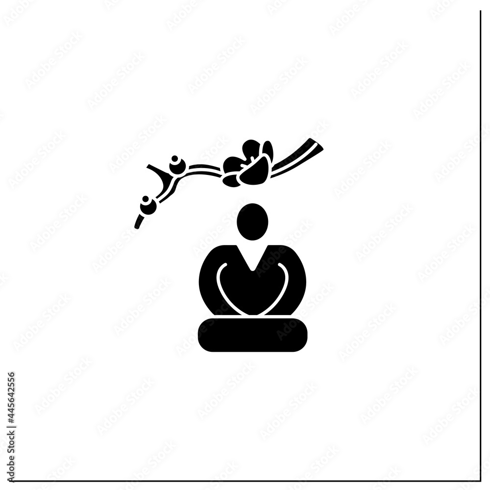 Seiza position glyph icon.Traditional Japanese pose.Sitting with legs ...