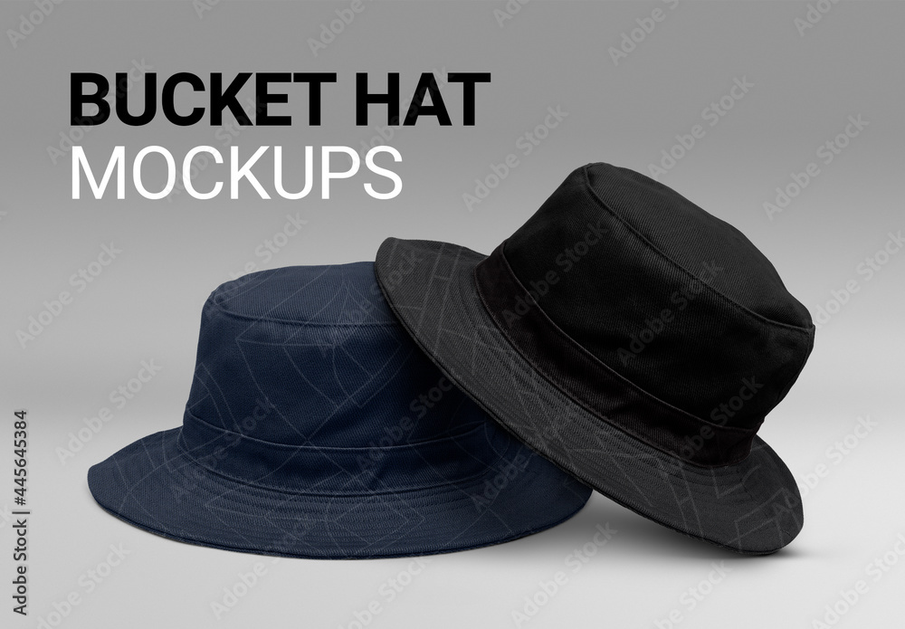Editable Bucket Hat Mockup Stock Template | Adobe Stock