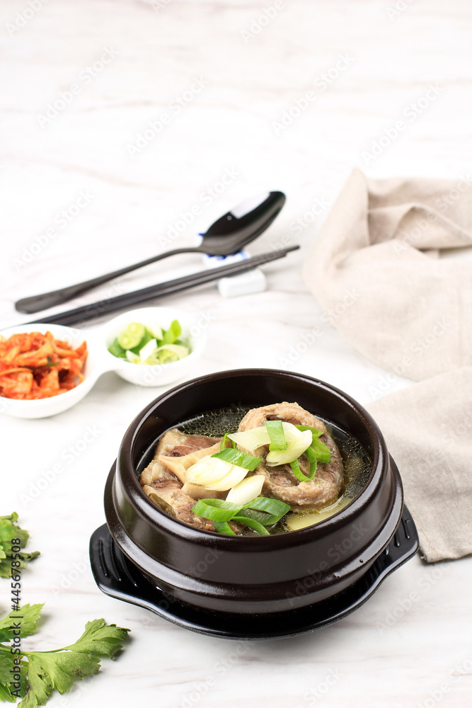 Gori Gomtang (Sokkori Gomtang) or Korean Beef Oxtail Stew Soup, Served ...