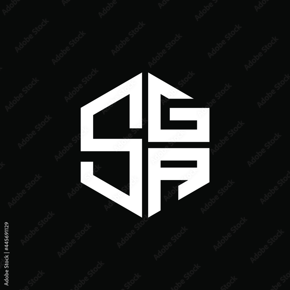 Vetor de SGA logo SGA icon SGA vector SGA monogram SGA letter SGA ...