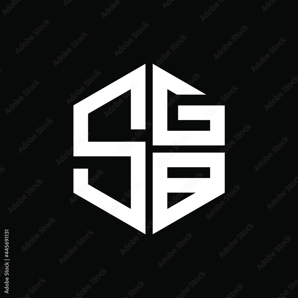 SGB logo SGB icon SGB vector SGB monogram SGB letter SGB minimalist SGB ...