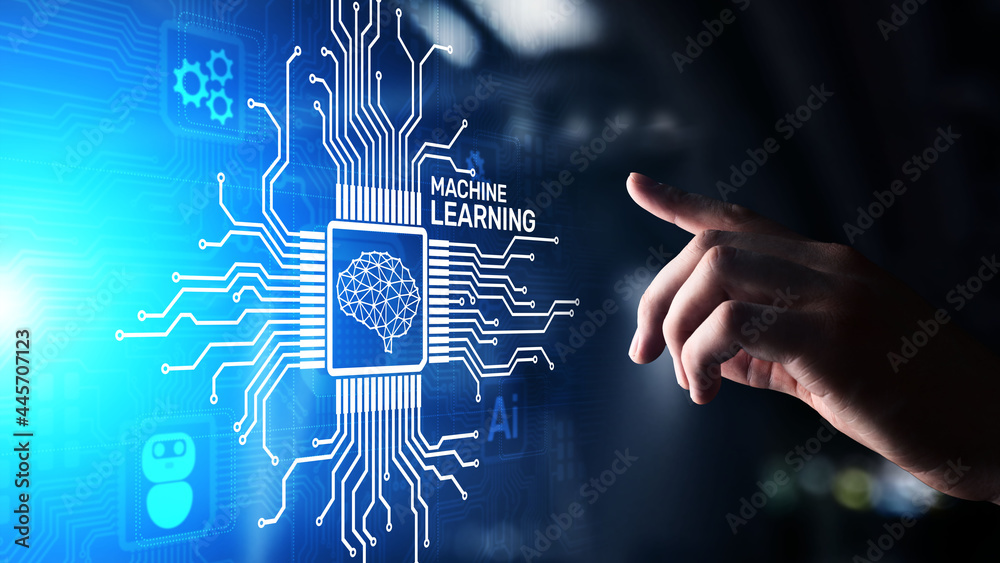 Machine Deep learning algorithms, Artificial intelligence, AI, Automation and modern technology ...