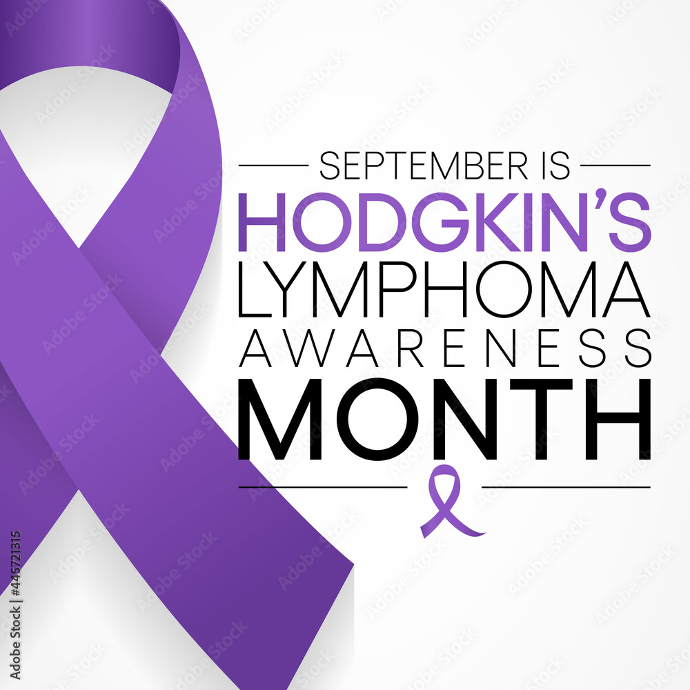 Vetor de Hodgkin's Lymphoma awareness month is observed every year in ...