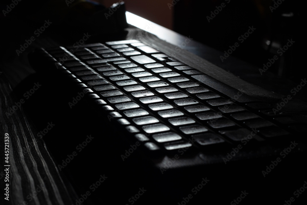 Computer wireless keyboard with control, function and navigation ...