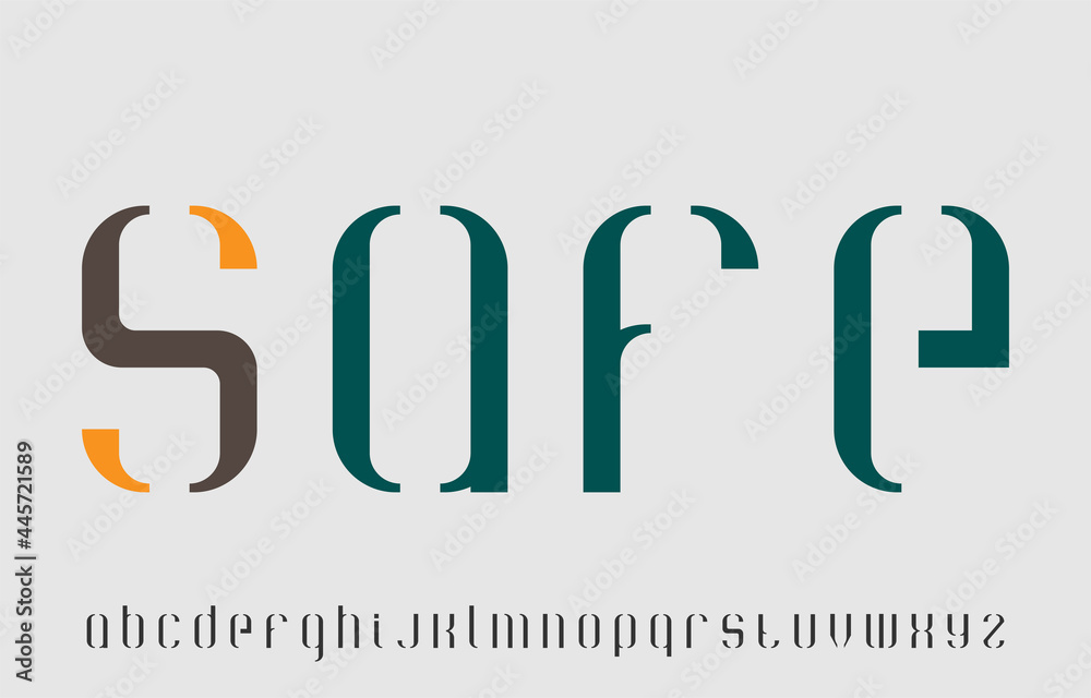 calligraphy alphabet small lettering a to z font family Stock Vector ...