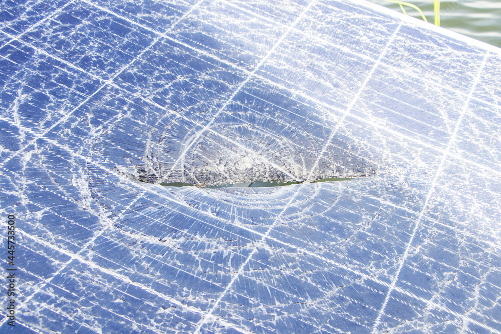 solar panel used to generate electricity for wastewater treatment ...