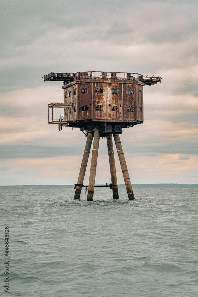 Whitstable Sea Forts WWII World War II Army Navy Maunsell Forts Defence ...