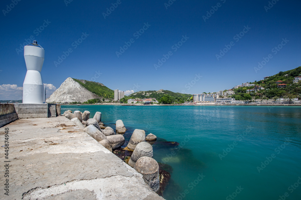 Amazing view from Kavarna, Bulgaria.Kavarna is a Black Sea coastal town ...