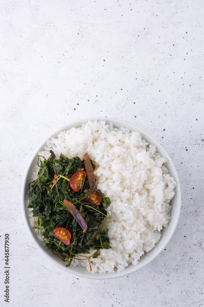 balloon vine or love in a puff leaves curry, also known as mudakathan ...