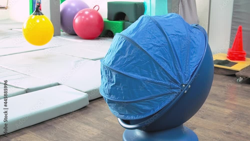 sensory integration room in the center for children. gym for gymnastics ...