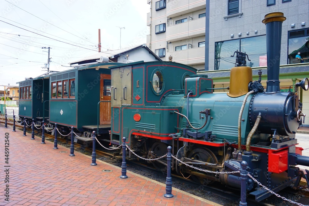 Iyotetsu Botchan Ressha, Steam Locomotive in Ehime, Japan - 愛媛県 松山市 伊予鉄 ...