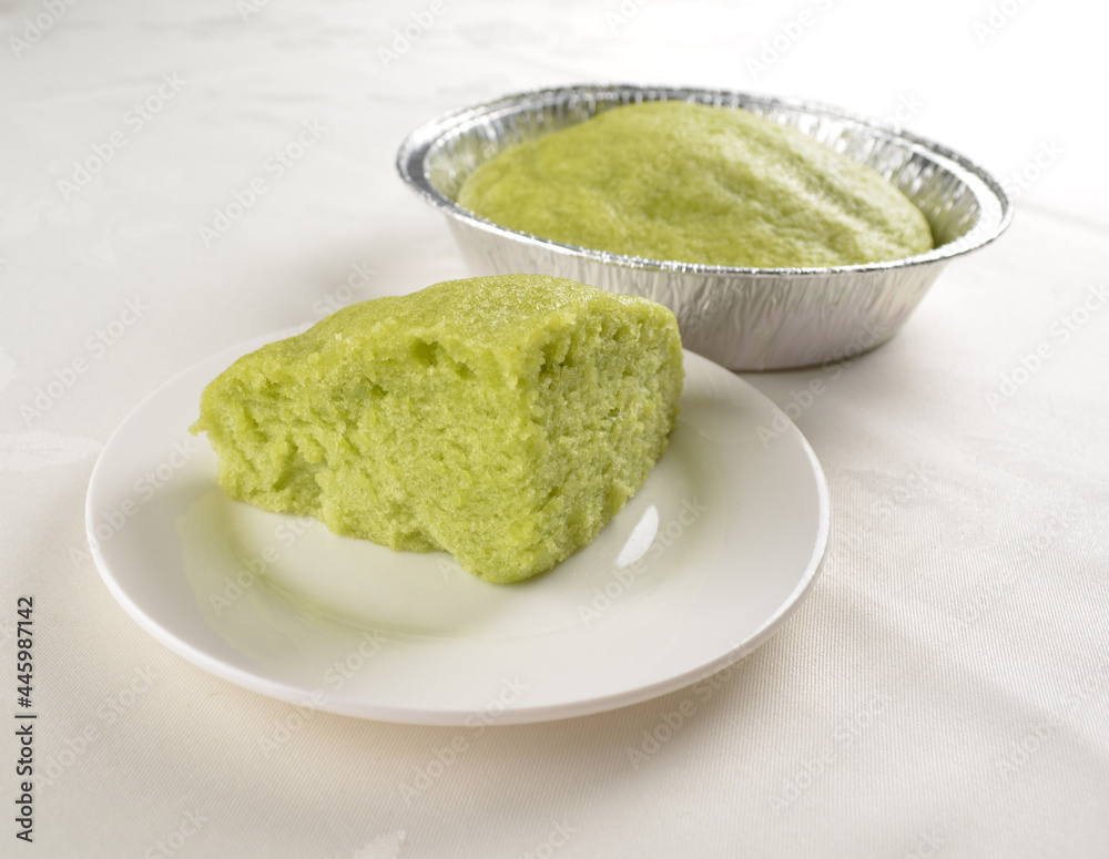 steamed pandan brown sugar malai gao kueh cake pastry bun Hong Kong dim ...