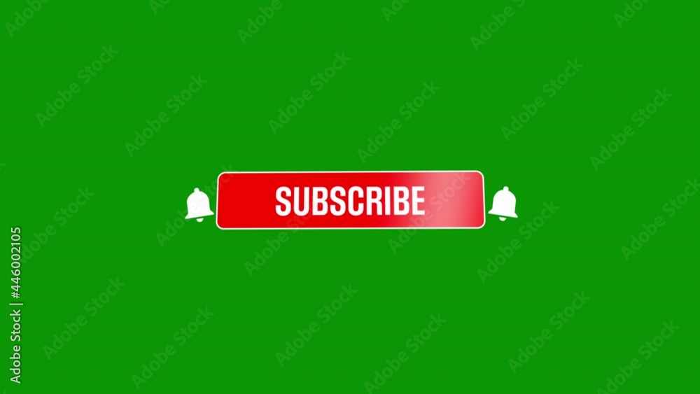 4k Animation of a Subscribe and Likes and Notification Button for ...