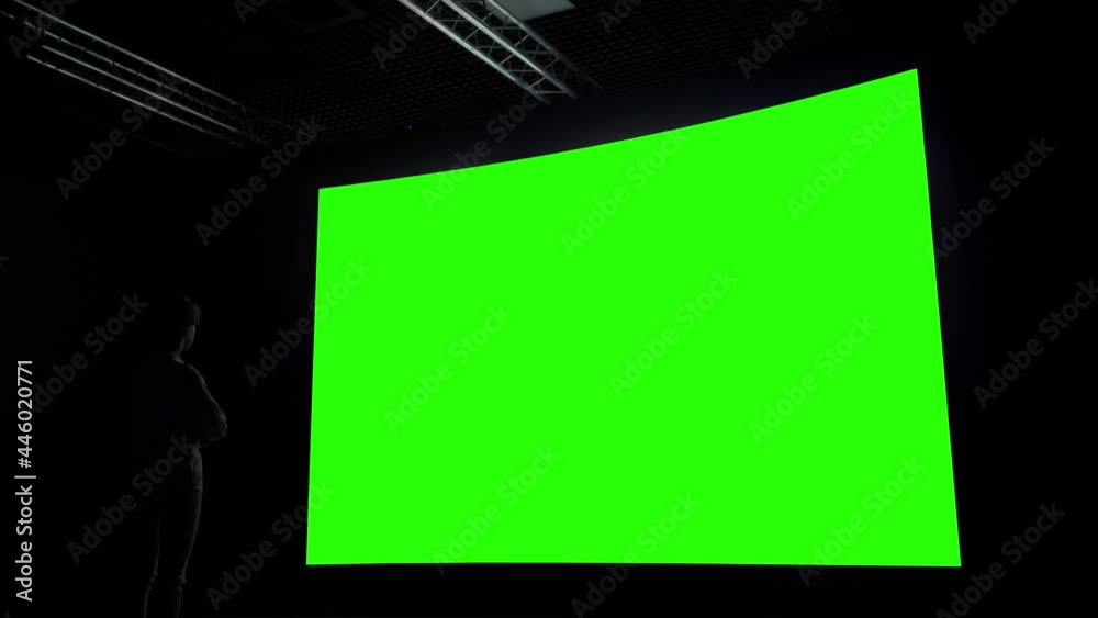 Green screen, technology, chroma key, futuristic, template, mock up ...