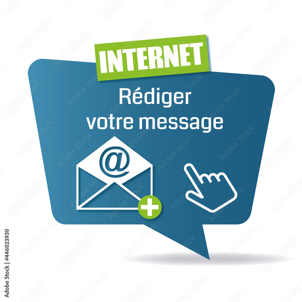 Logo rédiger votre message. Stock Vector | Adobe Stock