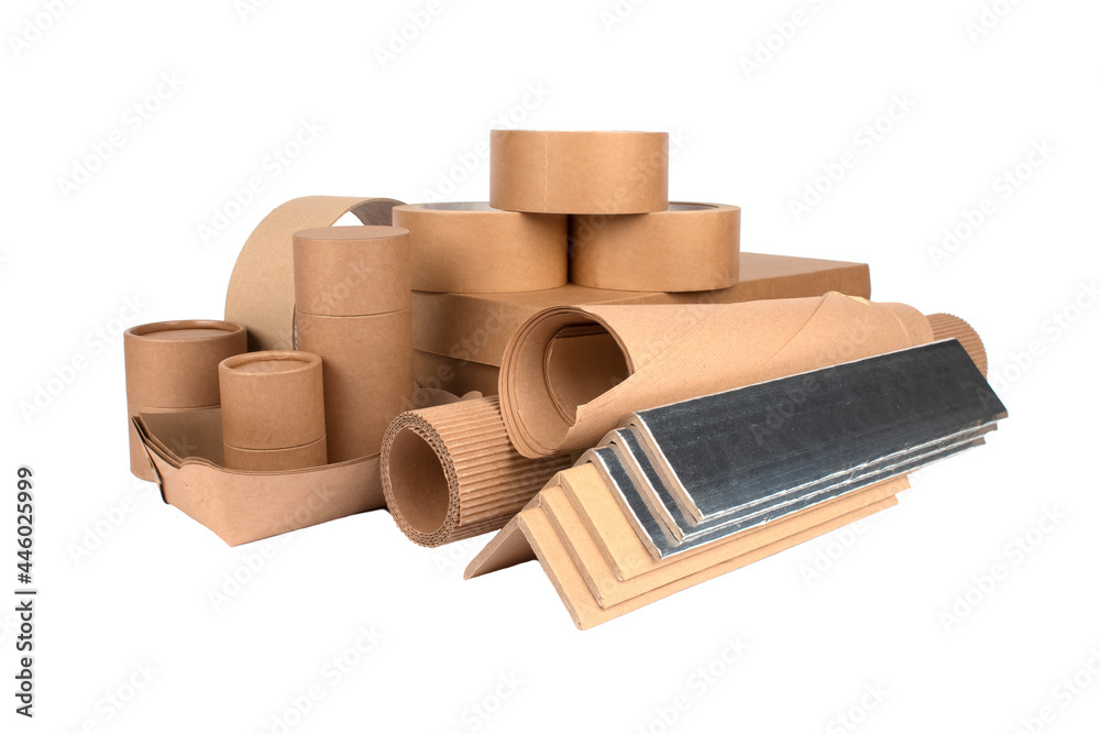 Paper packaging - cardboard edge protectors with alu paper, cardboard ...