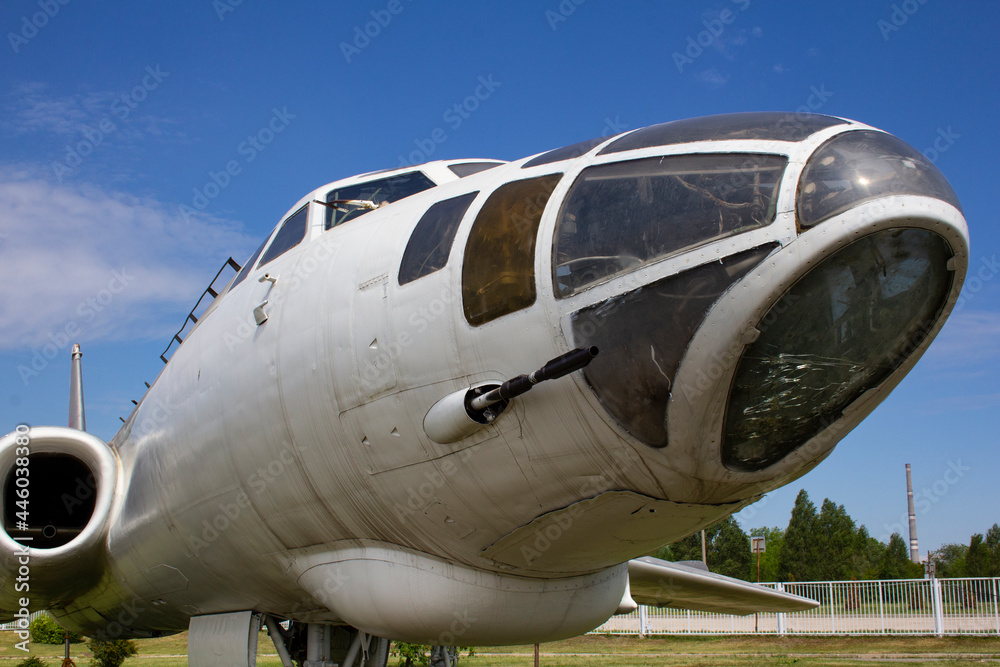 Tu-16 - Soviet heavy twin-engine jet multipurpose aircraft. Exhibit of ...