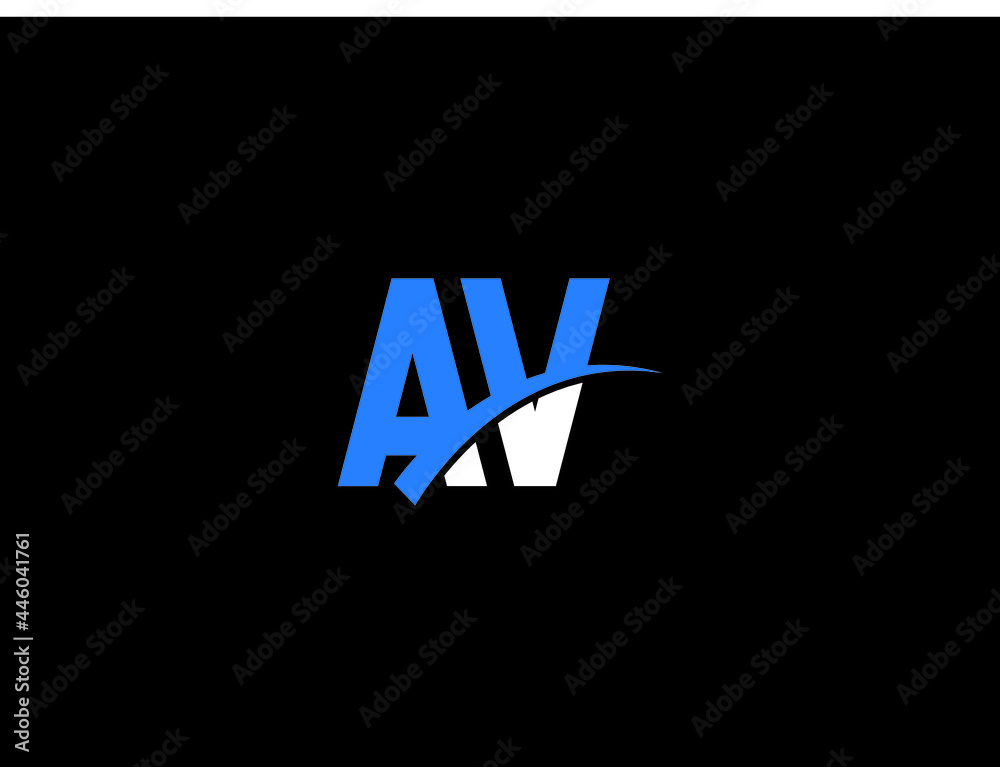 Letter AV Logo, creative av logo icon vector image design for your ...