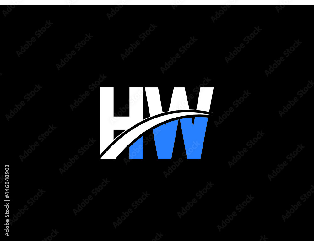 Letter HW Logo, creative hw logo icon vector image design for your ...