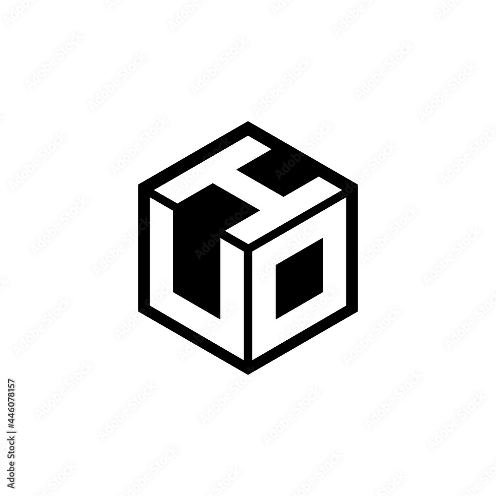 UDI letter logo design with white background in illustrator, vector ...