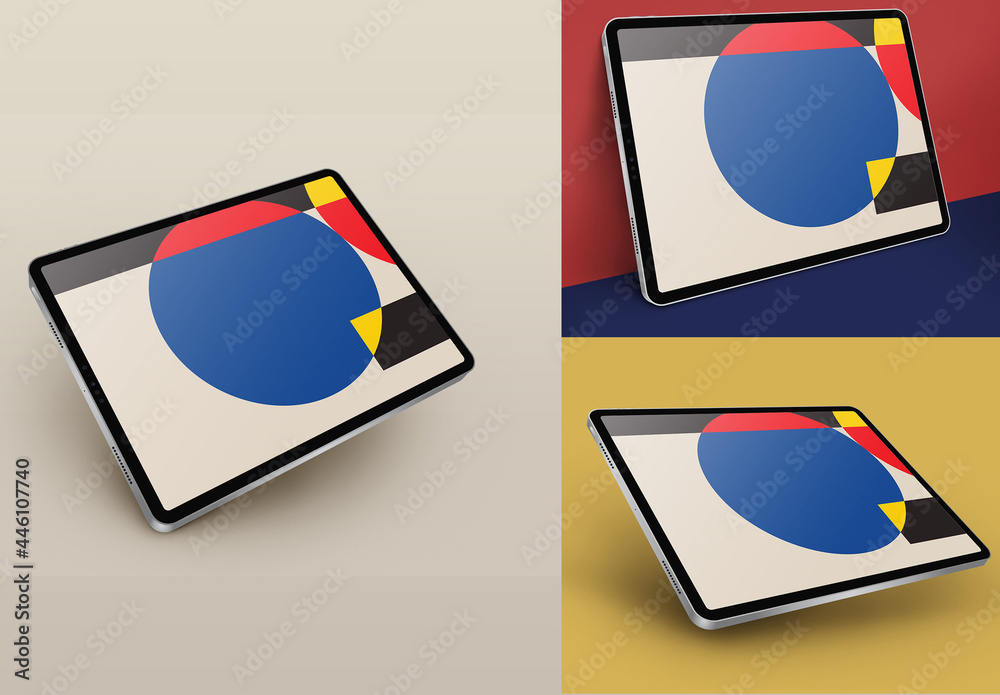 Modern Tablet Mockup Stock Template | Adobe Stock
