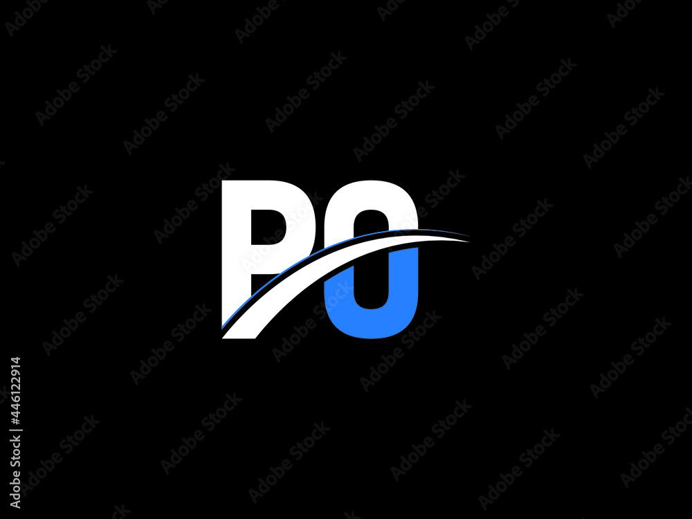 Letter PO Logo Image, po Letter Logo Design For Business Stock Vector ...