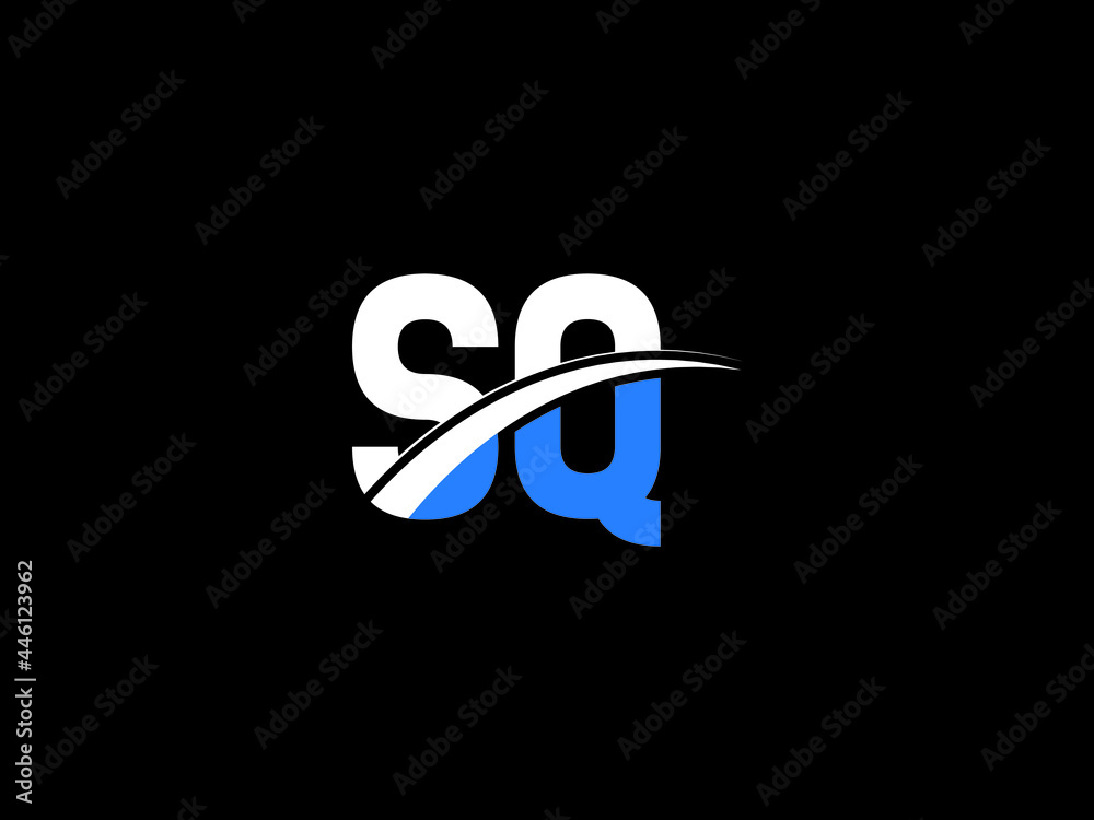 Letter SQ Logo Image, sq Letter Logo Design For Business Stock Vector ...