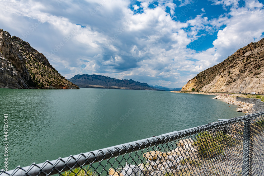 Waterfront on the Buffalo Bill Reservoir. Stock Photo | Adobe Stock