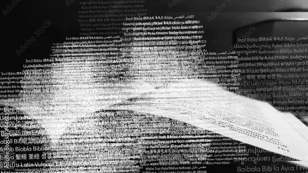 Bible translation. Bible animation. Bible background. Reading the Bible ...