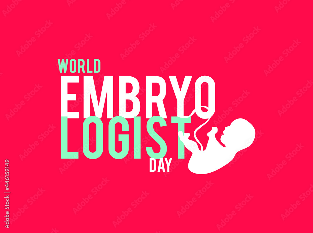 World Embryologist Day. Banner and poster for social media and print ...