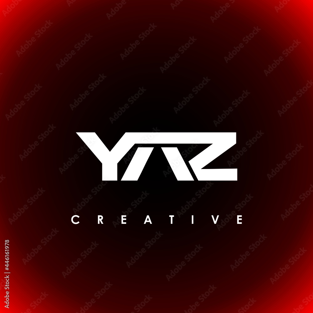 YAZ Letter Initial Logo Design Template Vector Illustration Stock ...