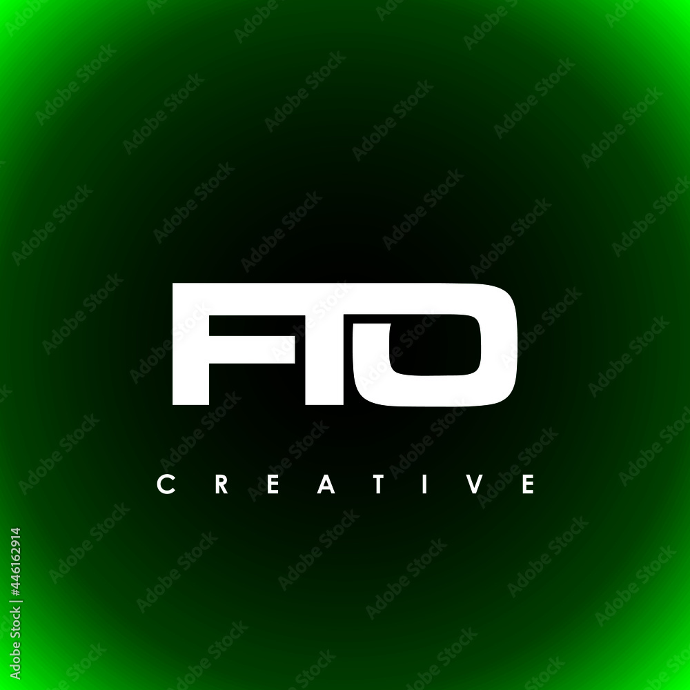 FTO Letter Initial Logo Design Template Vector Illustration Stock ...